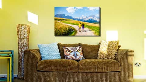 Photo on canvas, standard sizes for your personal pictures